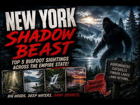 Look Out New York! Up State Bigfoot Sightings! Catskills, Adirondacks Hiding Strange Creature