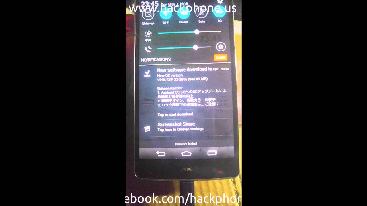 LG G3 isai FL L24 Network locked - YouTube