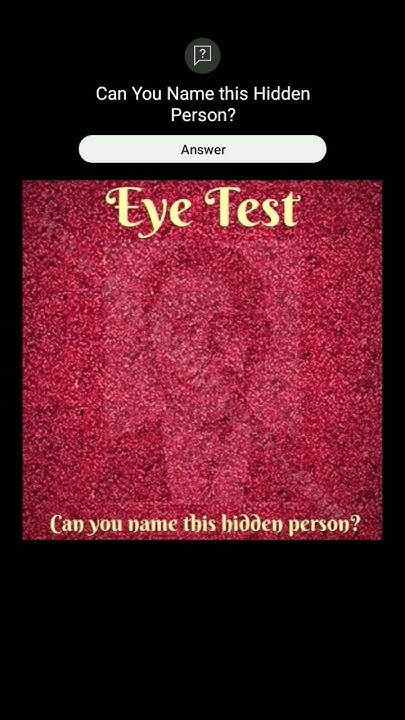 Guess The Identity Of This Mystery Celebrity! #picturechallenge # ...