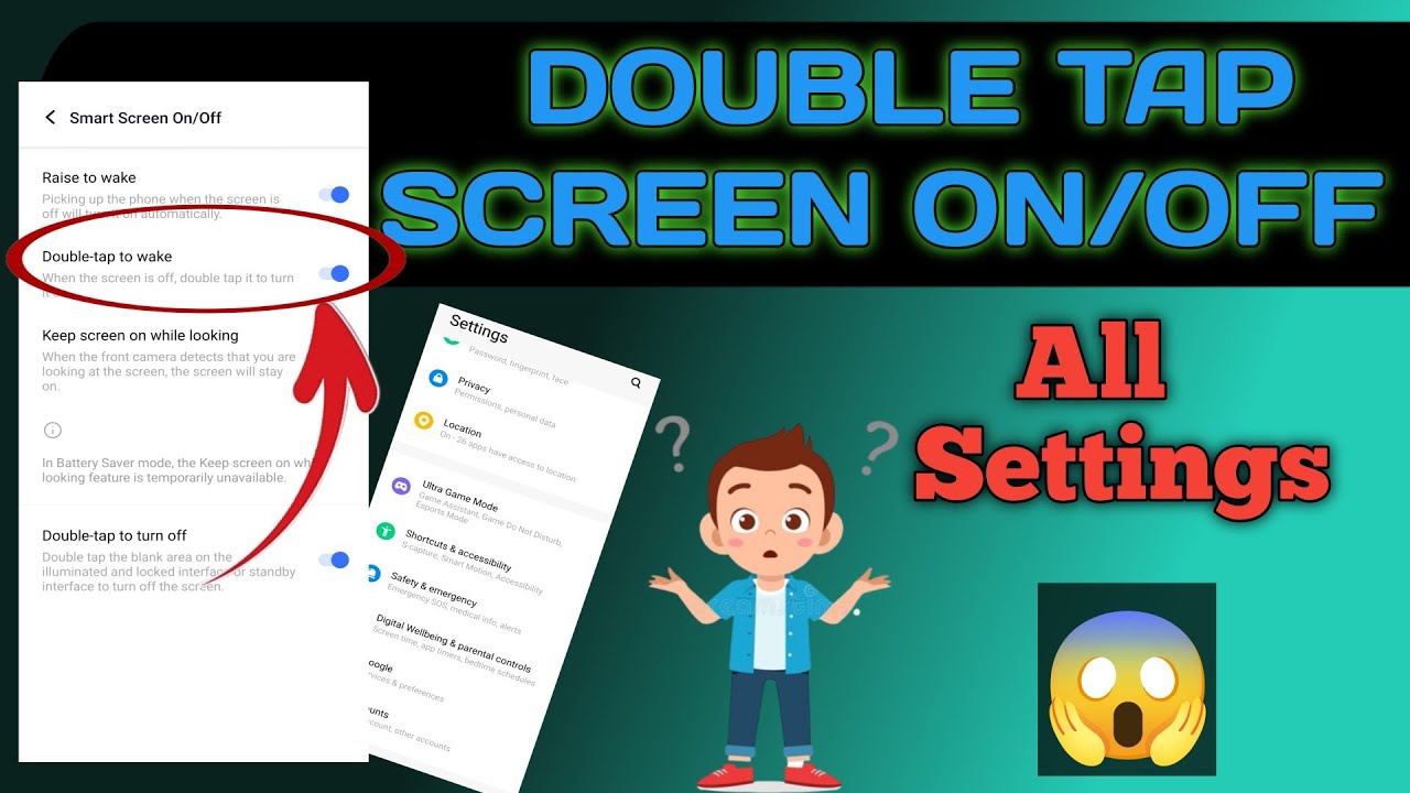 Double Tap Screen ON / OFF // Double Tap Karke Mobile Ko On Or Off ...