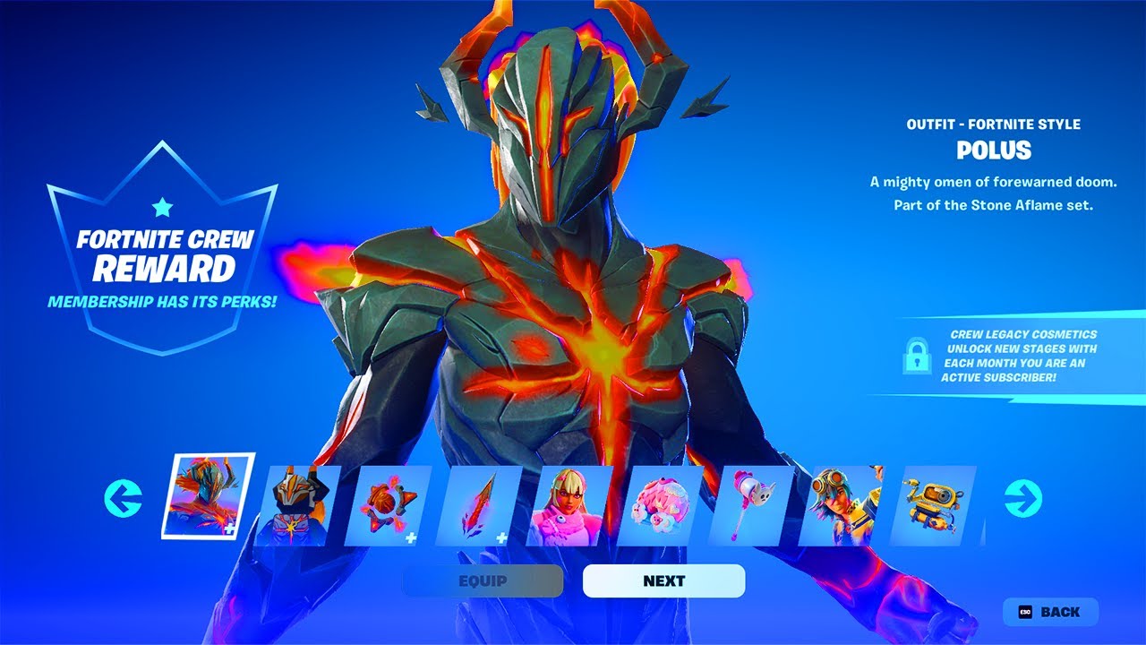 Purchasing POLUS CREW SKIN IN FORTNITE! - YouTube