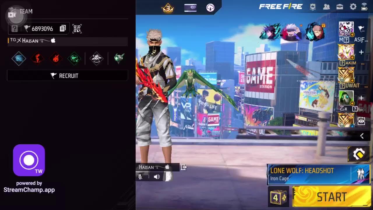 New FREE FIR BR RANKED 2026🔥. LIVE : Day 34 !l FF BR RANKED Live ...