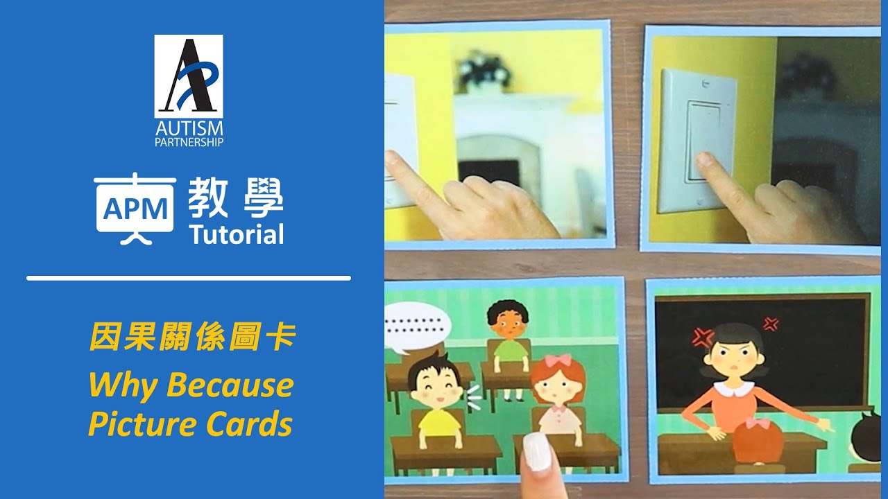 ABA Materials - Why Because Picture Cards - YouTube