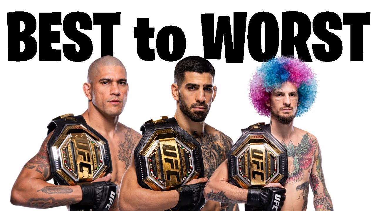Ranking Every UFC Champion On A Tier List - YouTube
