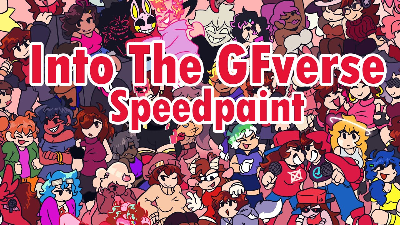 FNF Speedpaint || "Into the GFverse" - YouTube