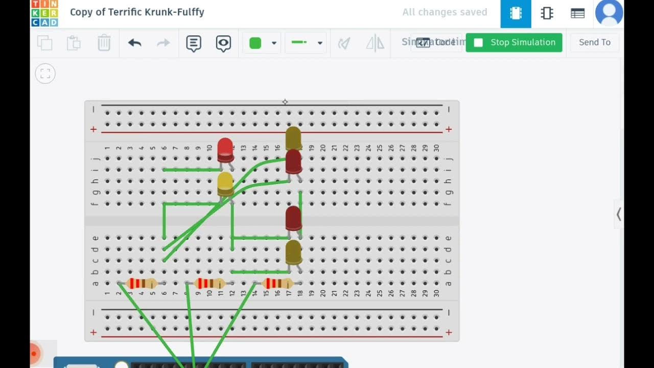 Light up six LEDs using only three GPIO pins of Arduino - YouTube