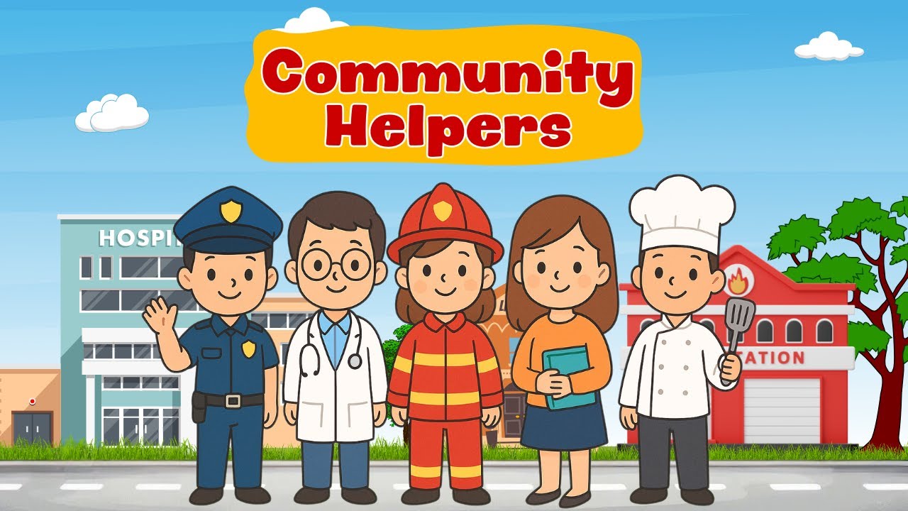 Community Helpers for Kids | Different Kinds of Jobs | Community ...