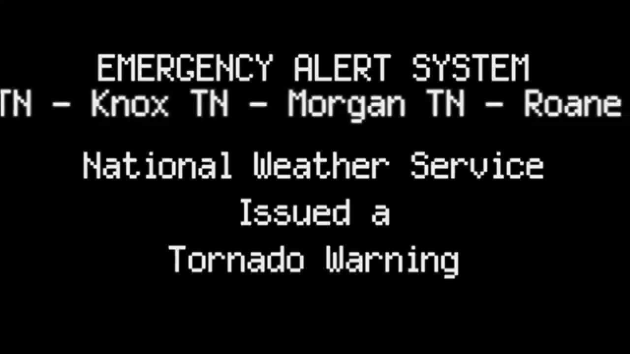 [RECREATION] - Emergency Alert System - Tornado Warning for Knoxville, TN (March 2, 2012) - YouTube