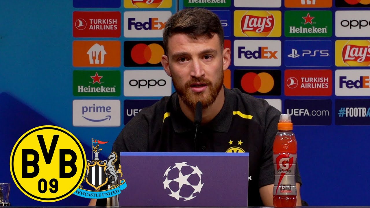 PK mit Salih Özcan & Edin Terzic | BVB - Newcastle United | UEFA ...