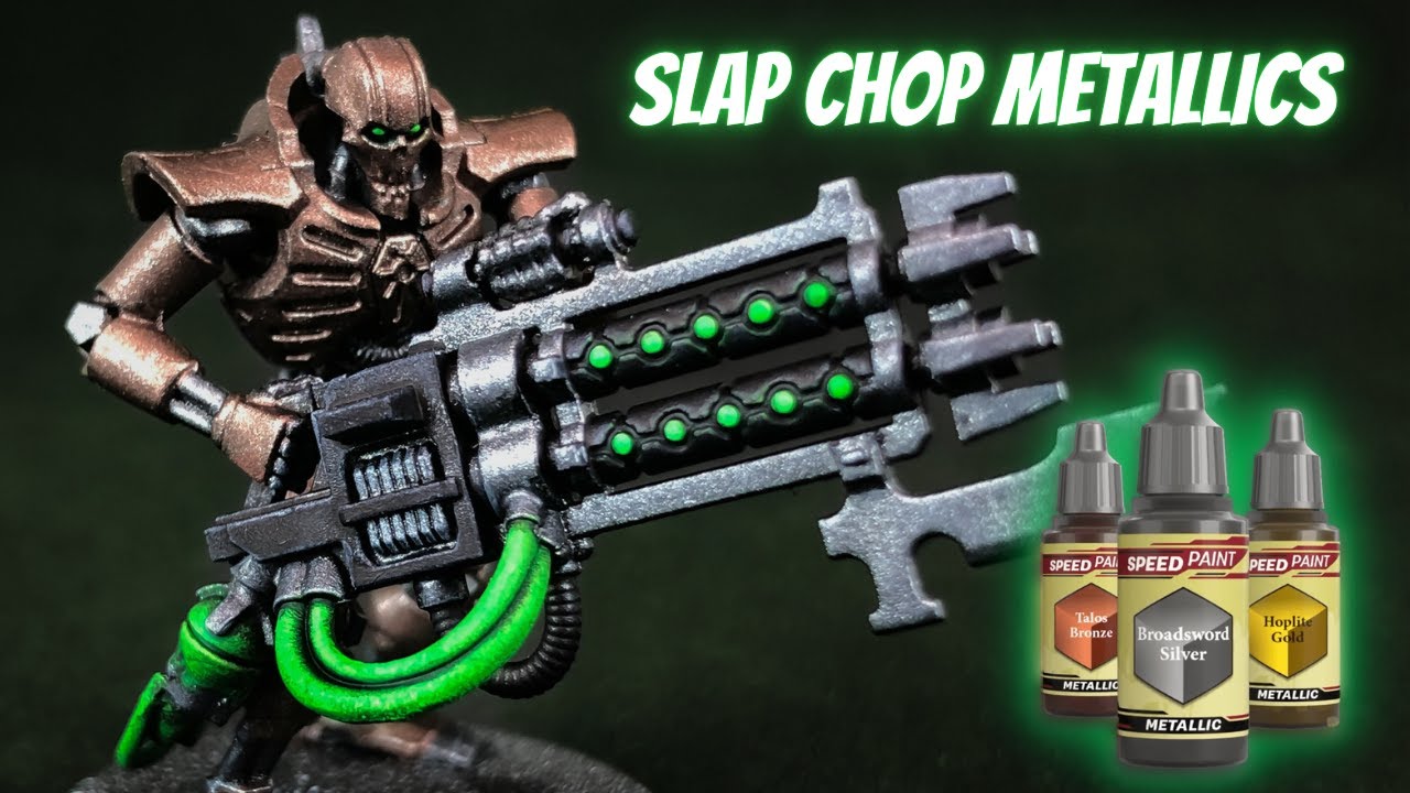 How to Slap Chop Metal with Army Painter Metallic Speedpaints - YouTube