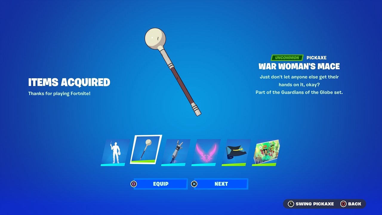 How To Get Invincible War Woman’s Mace Pickaxe For FREE! (Fortnite ...