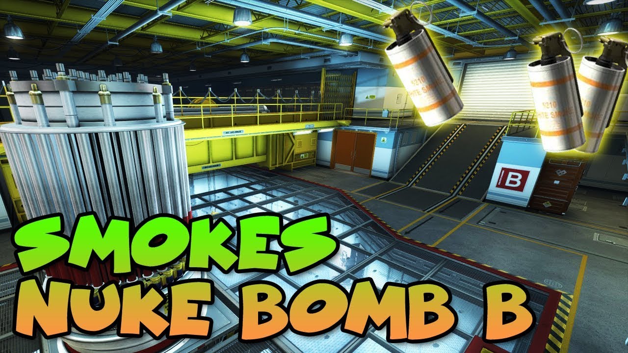 CSGO - Smokes TR Nuke - Bombsite B - YouTube