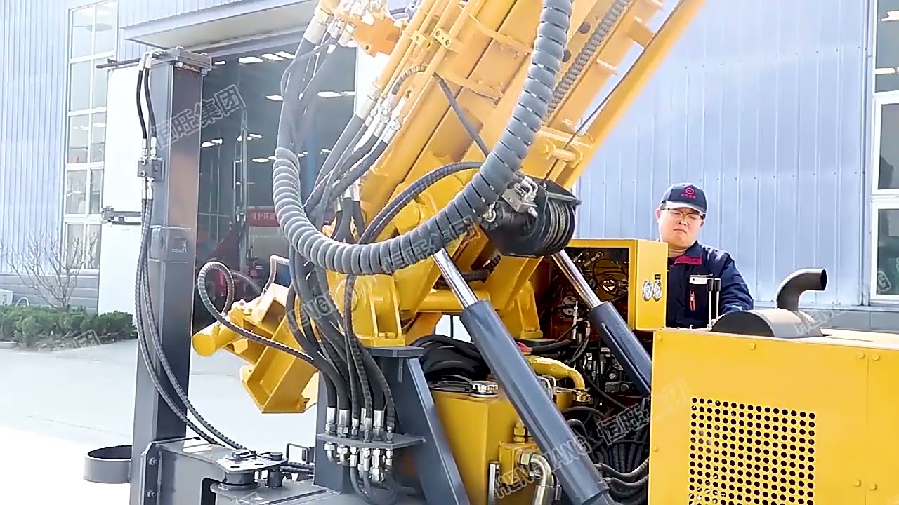 Air drilling rig - YouTube