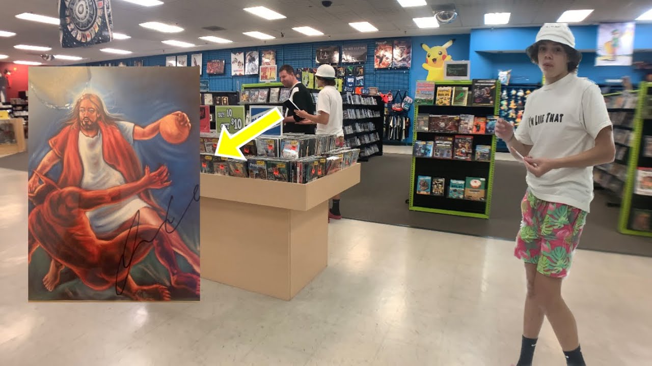 Selling my autographed picture of Jesus - YouTube