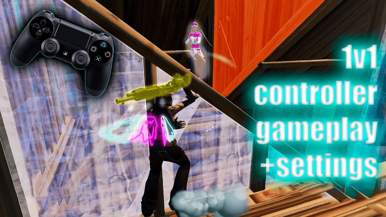 playing on controller 1v1 (best settings ps4 controller) - YouTube