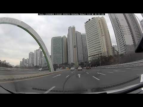 [ LXQ2000 NEW ] 주간 주행 영상 (전방) - YouTube