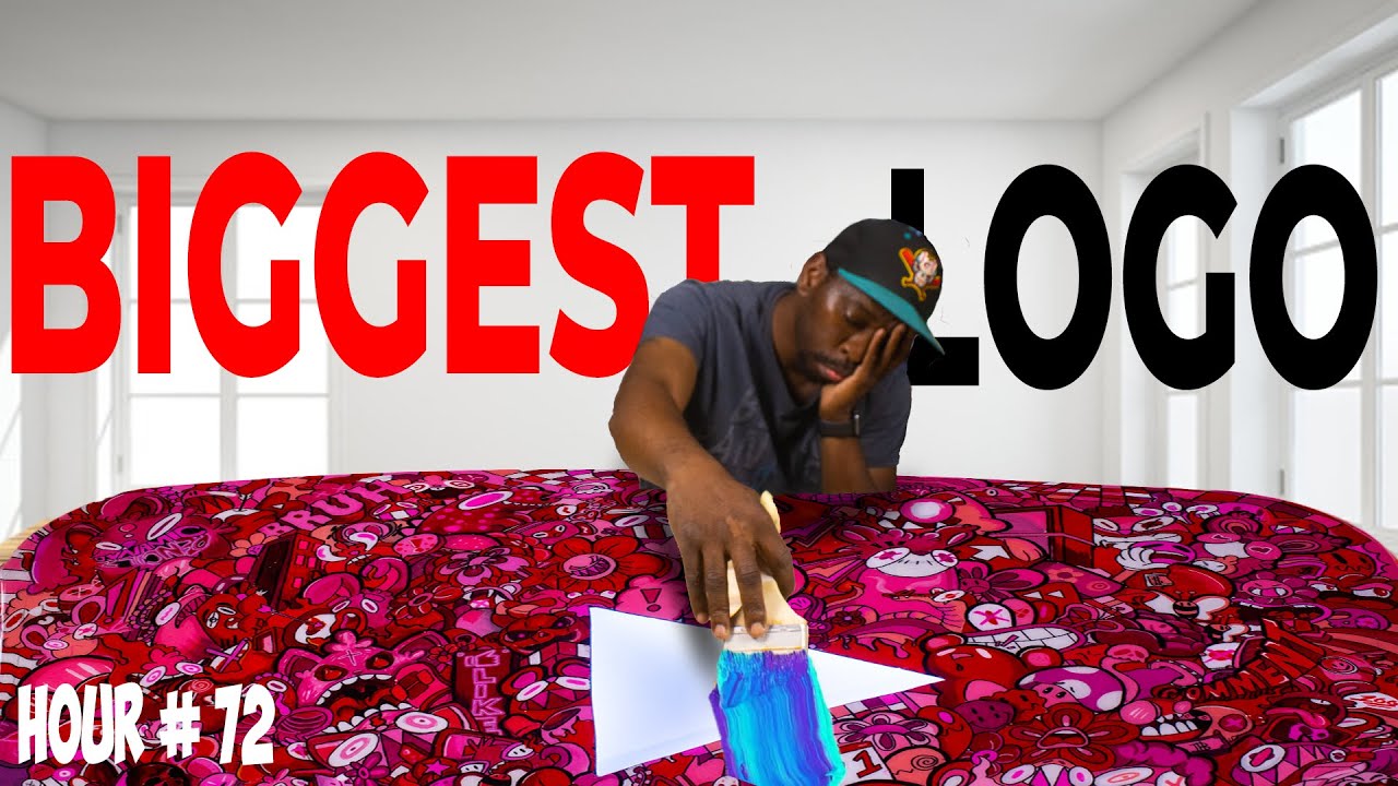 I Customized The BIGGEST Youtube Logo - YouTube