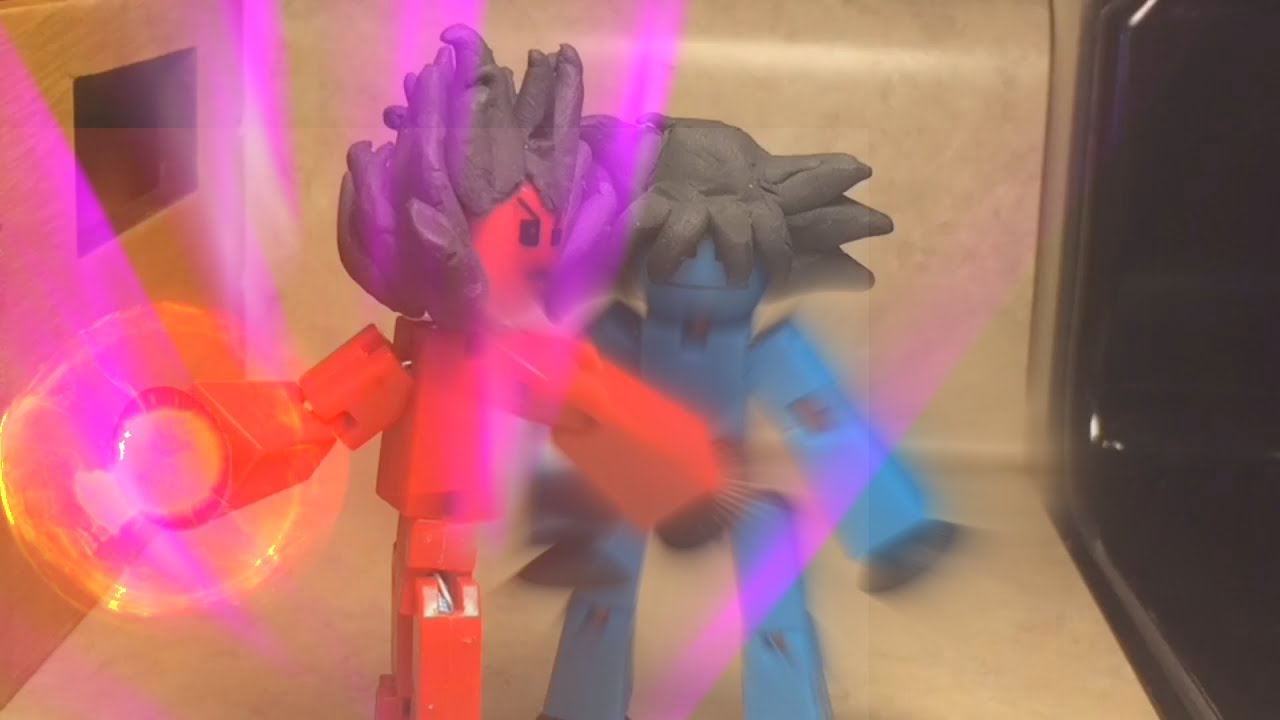 Dragon Bot Z Goku Vs Vegeta #Stikbot (Contest) - YouTube