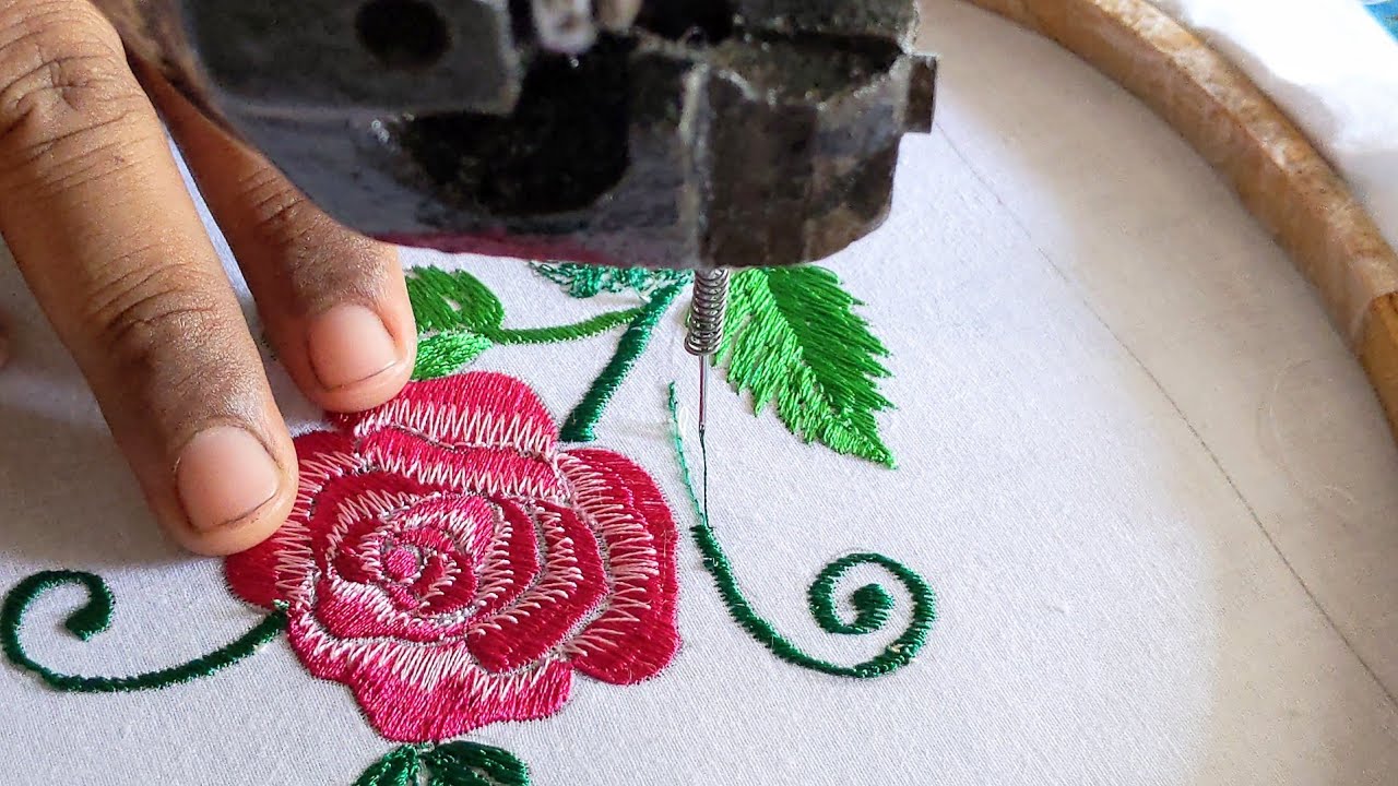 hanky embroidery design | rumal ka phool ka design | रुमाल का डिजाईन ...