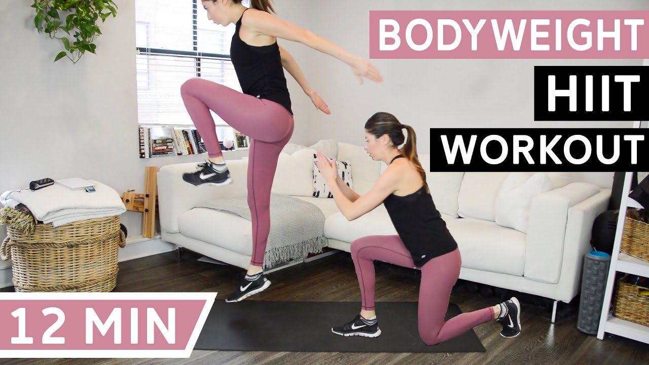 Bodyweight HIIT Workout - YouTube