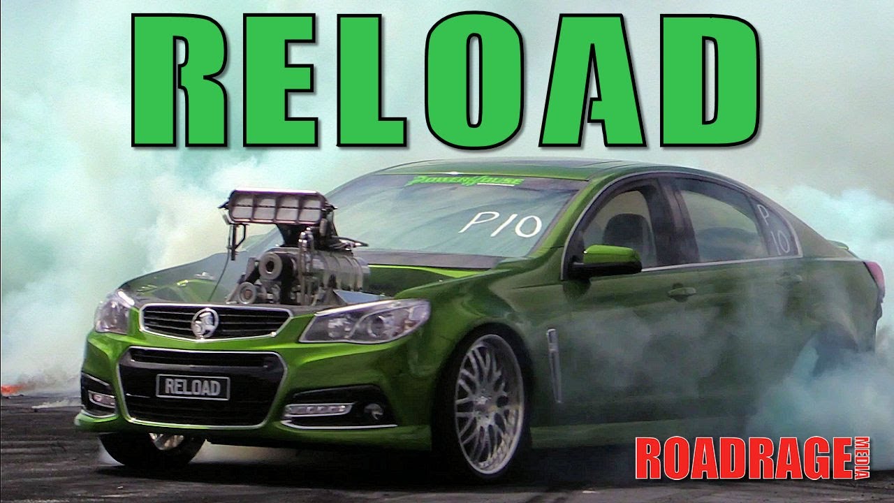 BIG burnouts from RELOAD at Summernats & Sydney Dragway. - YouTube