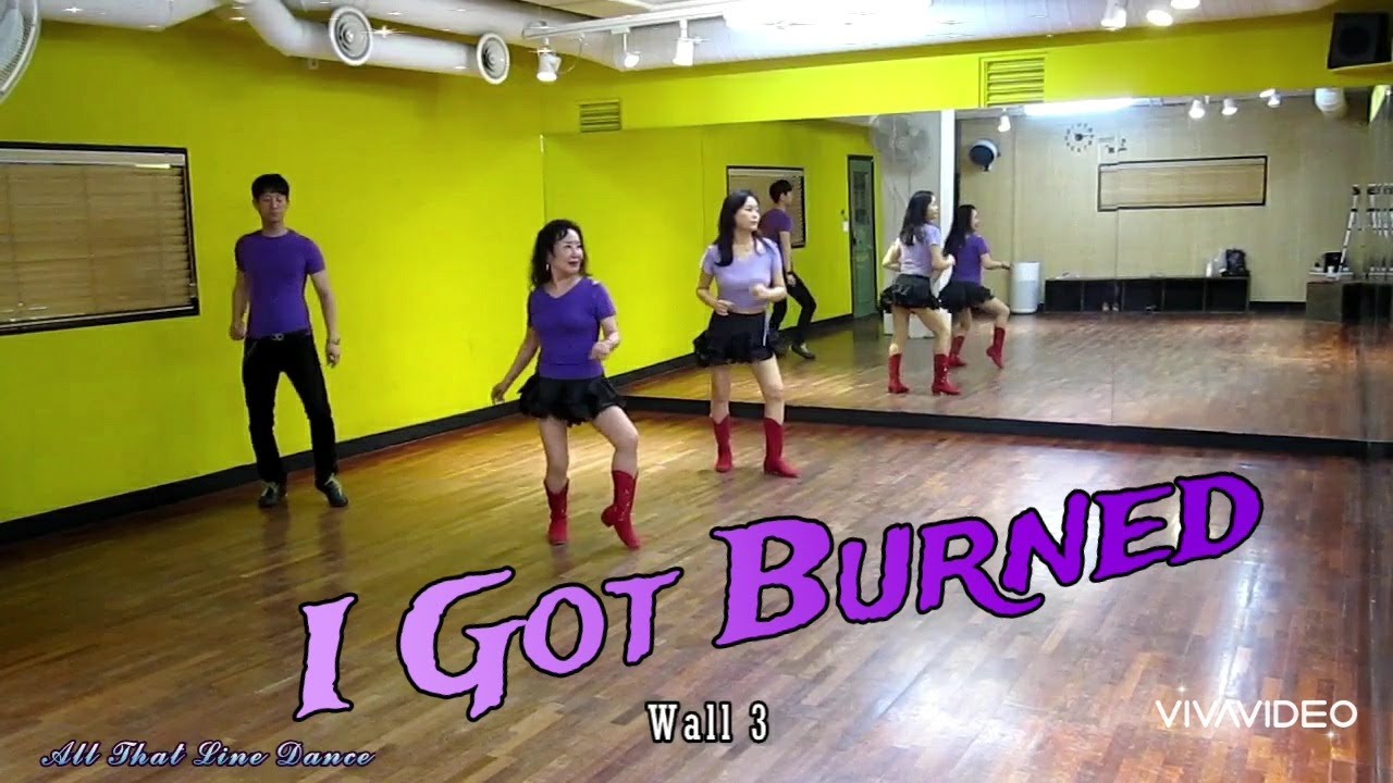 I Got Burned Line Dance / Improver - YouTube