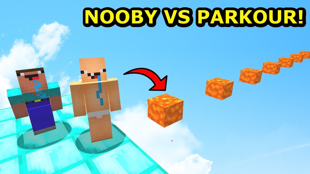 NOOBY VS NAJTRUDNIEJSZY PARKOUR ŚWIATA! Poradzą Sobie? Minecraft - YouTube