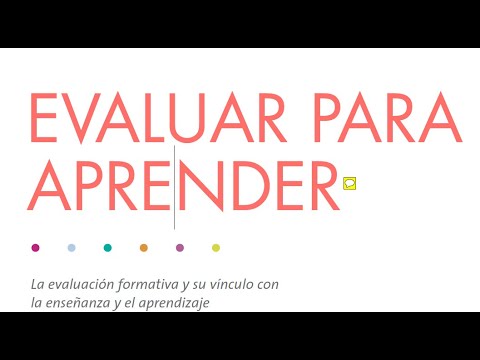 EVALUAR PARA APRENDER (La evaluación formativa y su vínculo con la enseñanza y el aprendizaje ...