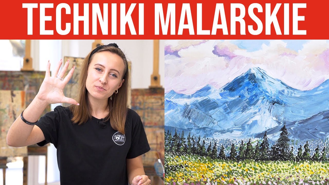 TOP 5 | odc. 8 - Techniki malarskie - YouTube