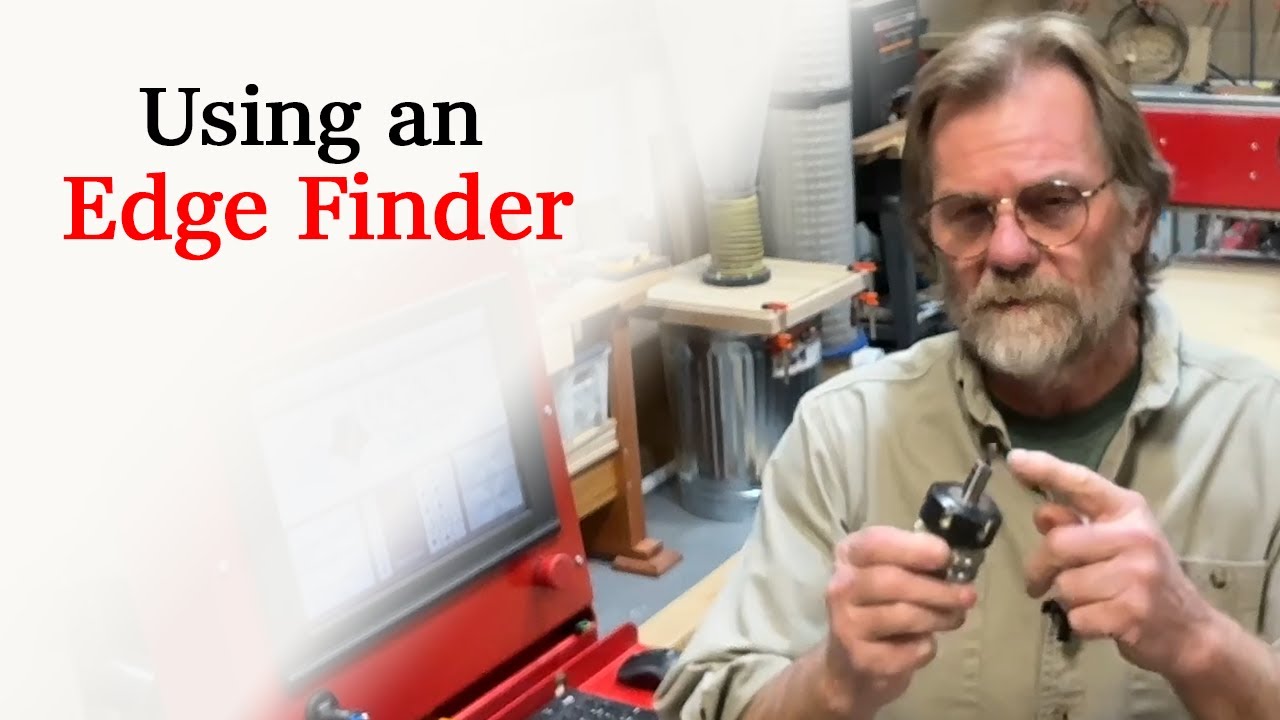 Using an Edge finder with your CNC - YouTube