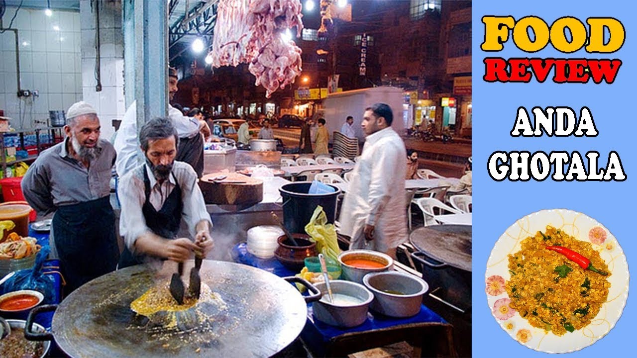 Anda Ghotala Street Food Of Pakistan - YouTube