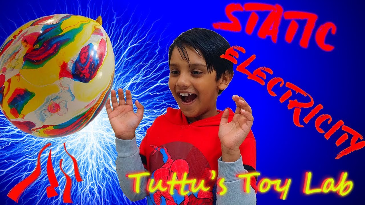 STATIC ELECTRICITY EXPERIMENTS FOR KIDS - YouTube