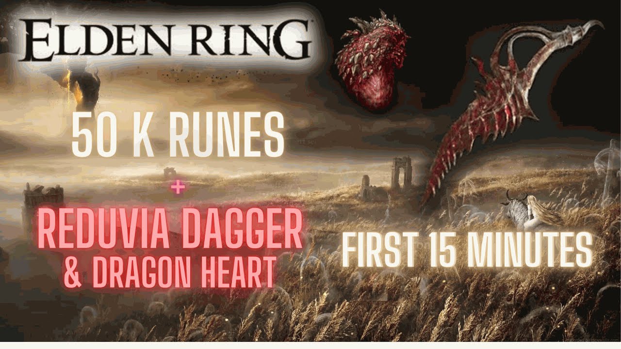 How to get he REDUVIA DAGGER & 50 THOUSAND RUNES IN THE FIRST 15 ...