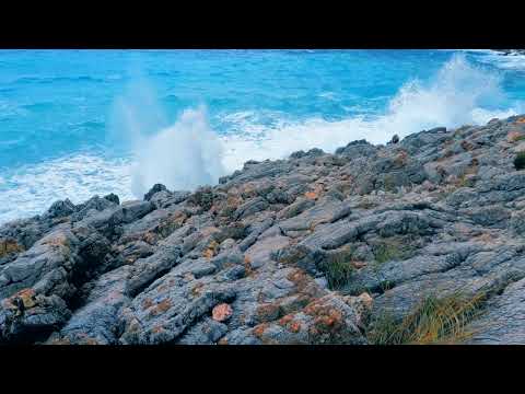 4K- Deniz Kıyı Görüntüleri - Eşsiz Dalga Videoları - Rüzgarın Dans Eden Eseri: Dalgalar