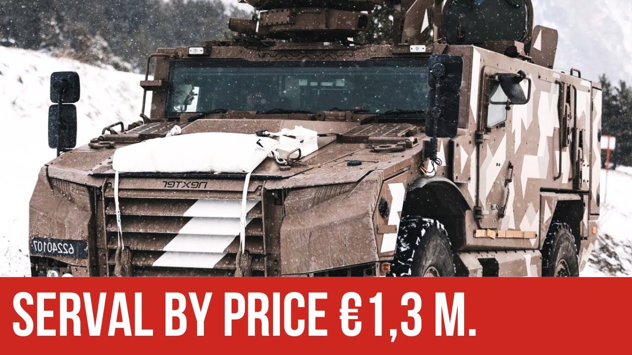 French armored car Serval for 1.2 million euros - YouTube