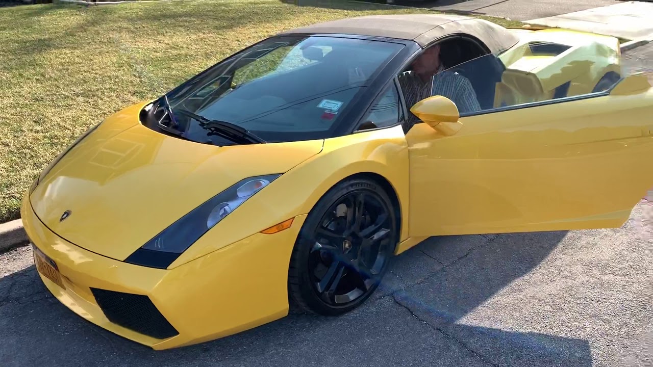 2006 Lamborghini Gallardo Spyder WALKAROUND - YouTube