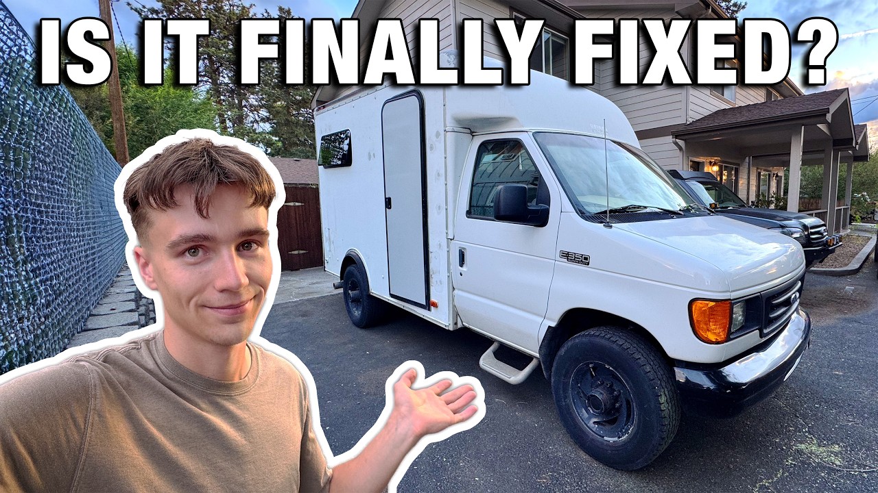Finding More LEAKS in my Box Van | Trying to Repair Them For Good ...