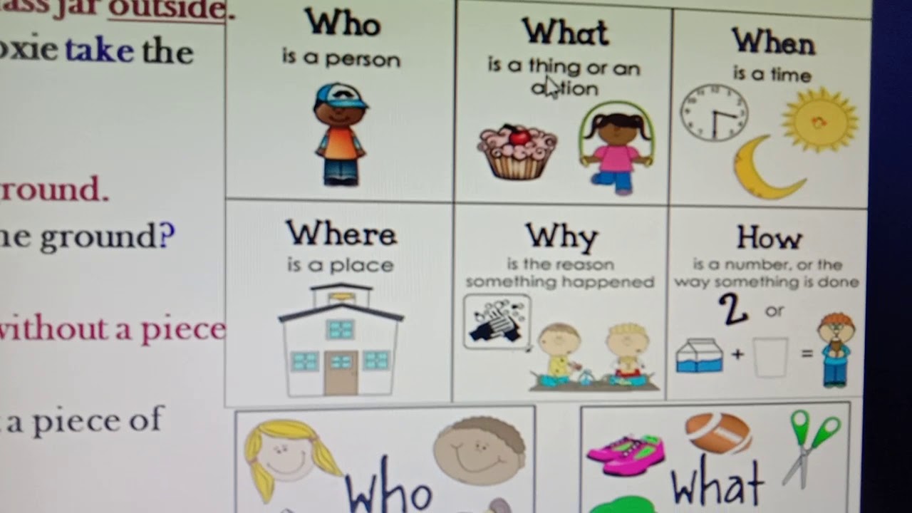 PEC English Class Five(WH Questions & Rearrangement) - YouTube