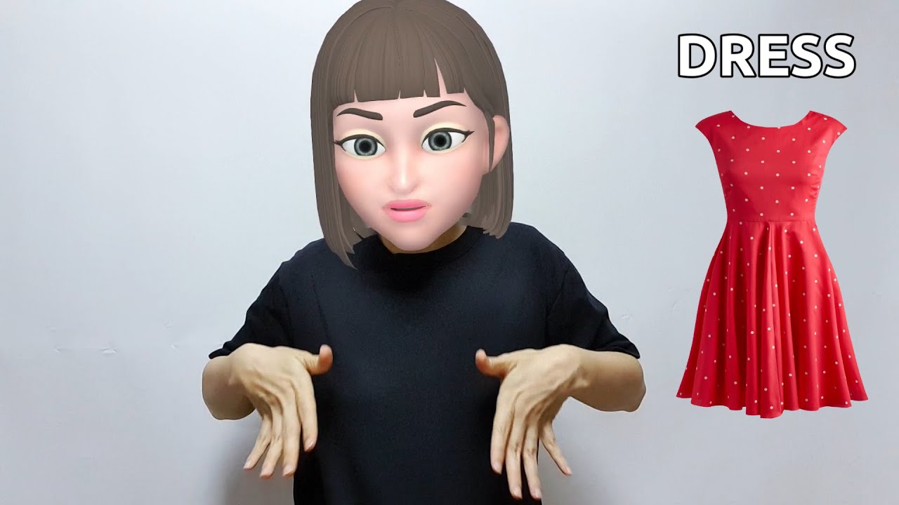 American Sign Language (ASL) Lesson: Dress - YouTube