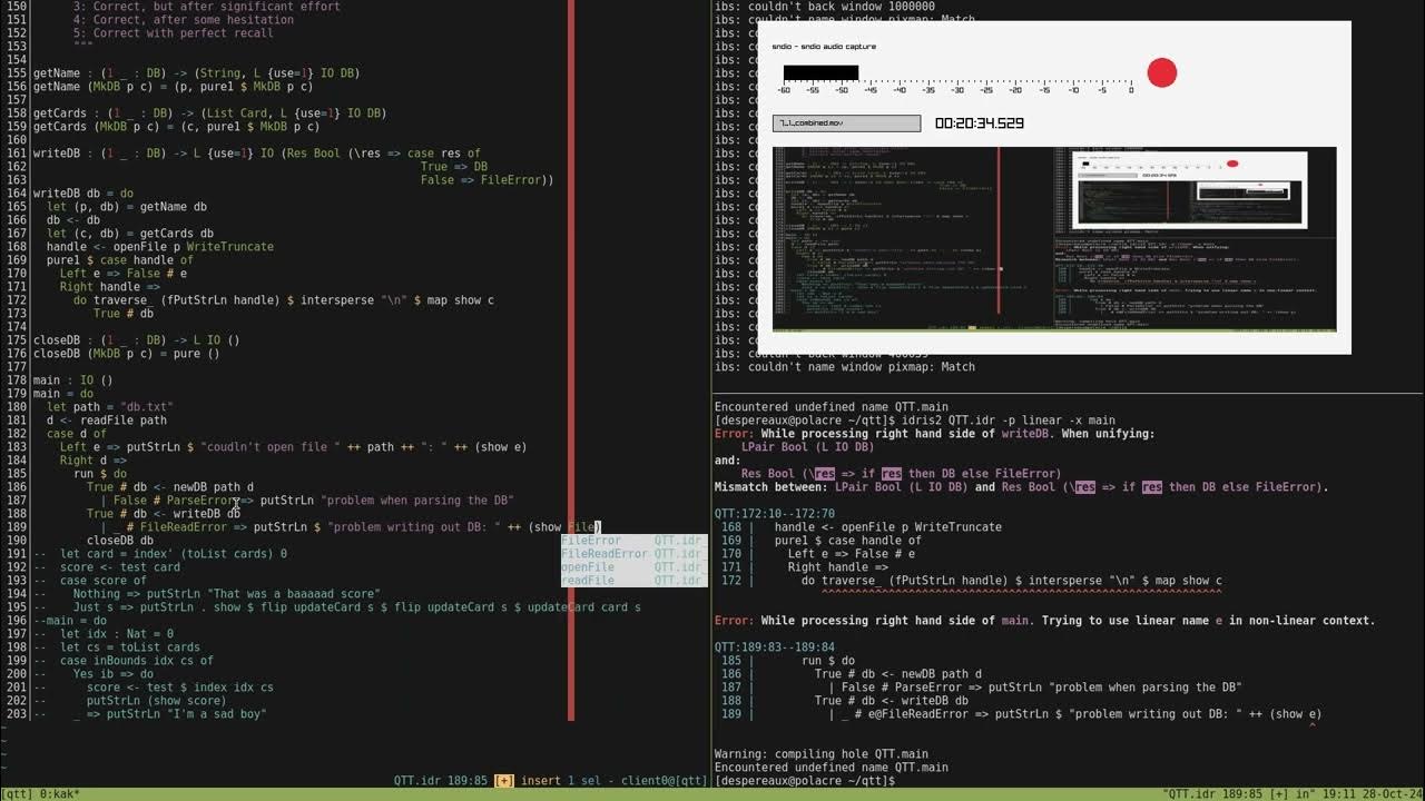 7 - QTT/Idris: Resolving a Parsing Bug (Part 2/6) - YouTube