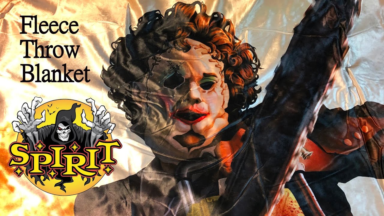 Leatherface Pretty Woman Fleece Throw Blanket - YouTube