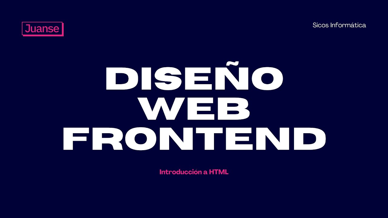 Curso Frontend #2: Introducción a HTML - YouTube