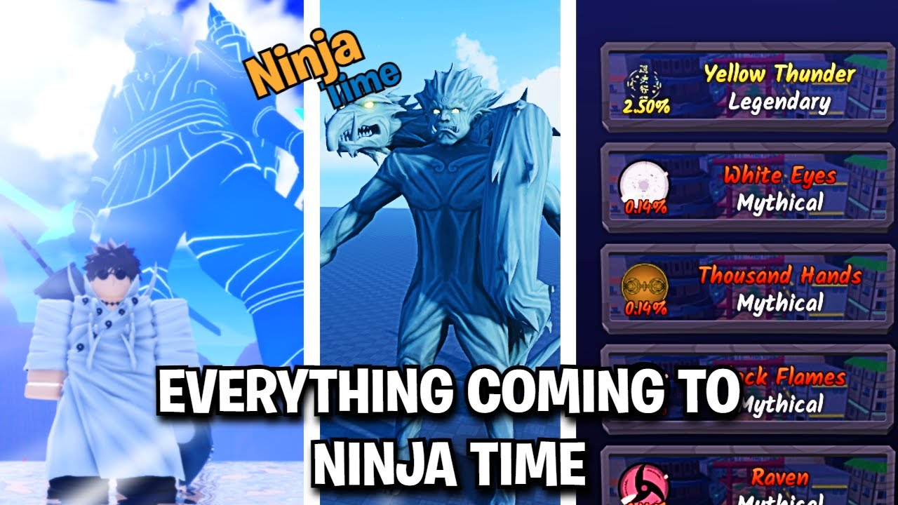 Everything NEW Coming to The NEXT Update In Ninja Time! Madara Full ...
