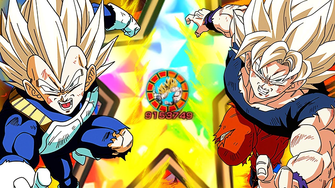 SONO VERAMENTE FORTI MA! 100% LR GOKU e VEGETA SSJ SHOWCASE LINK LVL 10 ...