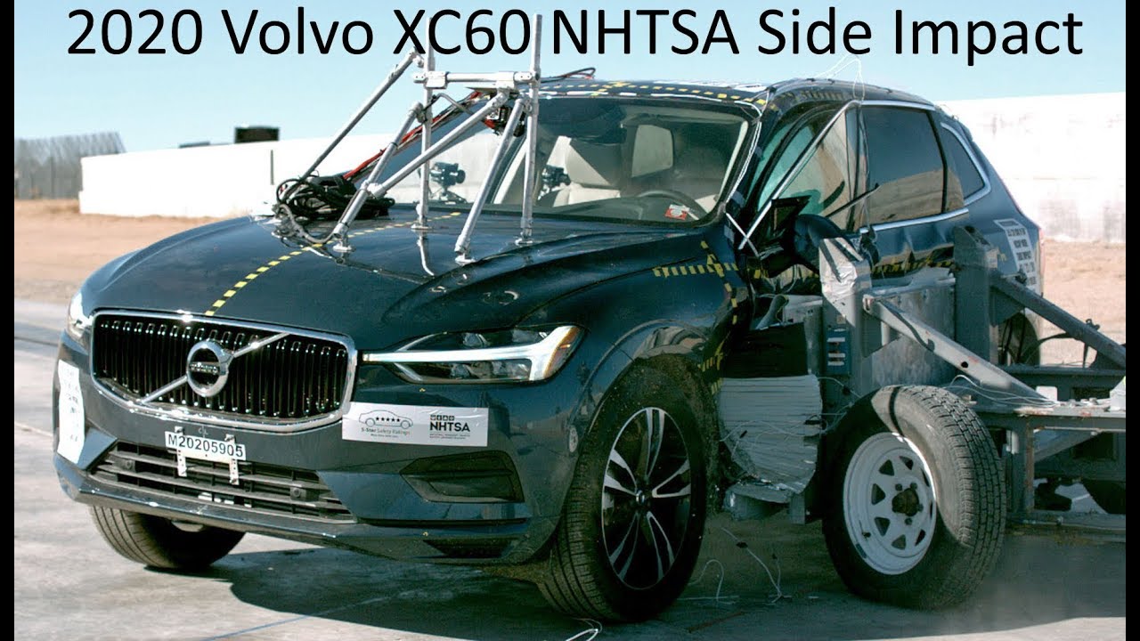 2020-2024 Volvo XC60 NHTSA MDB Side Crash Test - YouTube