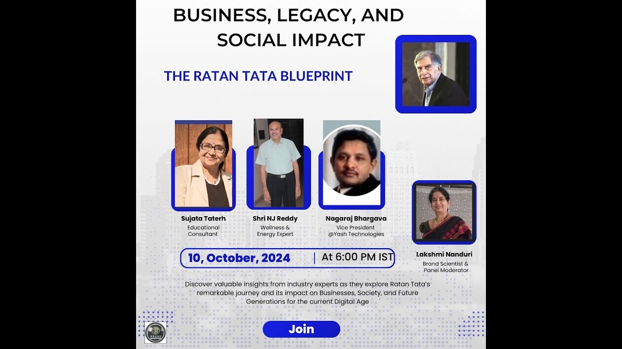 Business, Legacy and Social Impact: The Ratan Tata Blueprint - YouTube