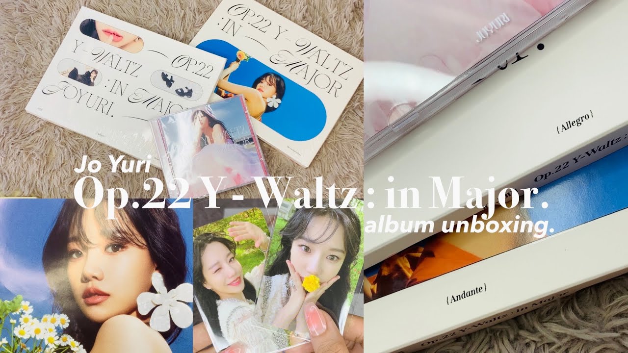 UNBOXING JO YURI (조유리) 1st Mini Album : Op.22 Y-Waltz : in Major | ALL ...