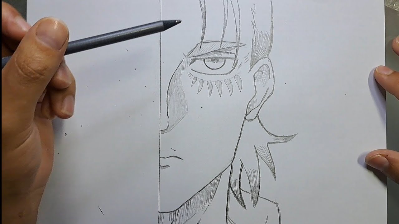 How to draw Eren Yeager's face / Attack on Titan / Anime - YouTube