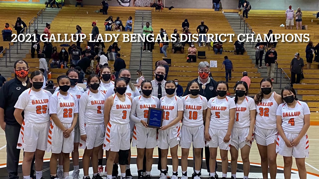 Gallup Lady Bengals 2021 basketball season - YouTube