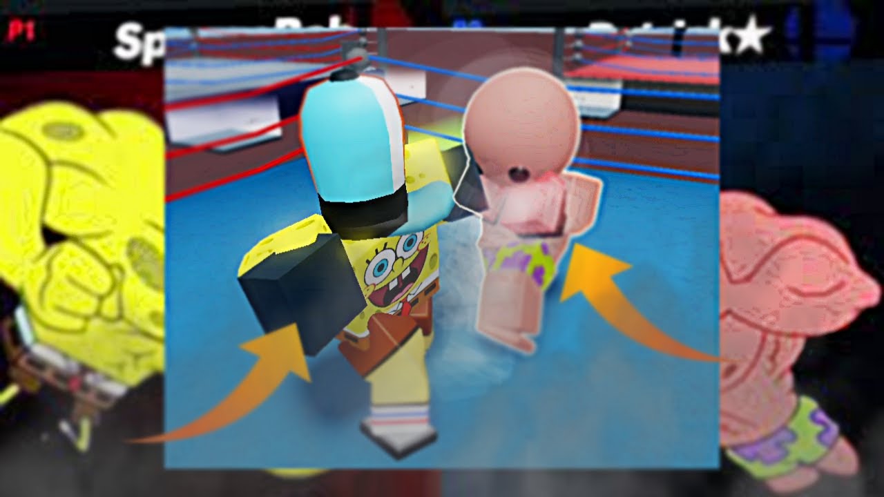 SPONGEBOB HAD BEEF TO DEAL WITH PATRICK IN UNTILTIED BOXING IN ROBLOX ...